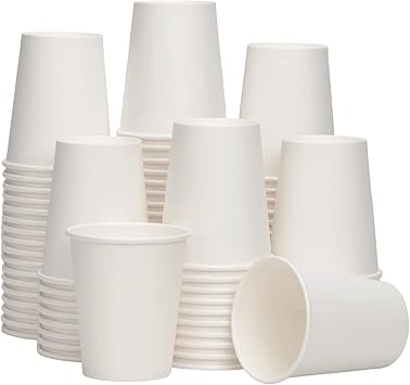 Amazon.com: RACETOP [300 count ] Paper Coffee Cups 8 oz, Disposable ...