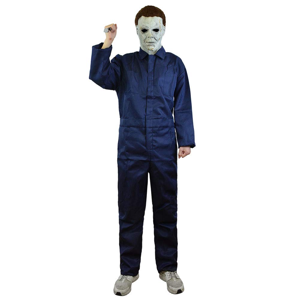 Halloween Michael Myers Costume for Adult, Horror Killer Cosplay Props ...