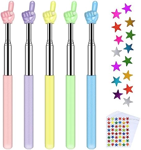 Amazon.com : Retractable Teacher Pointer for Classroom Kids Reading ...