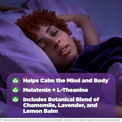 Natrol Sleep+ Calm, Drug Free Sleep Aid Supplement, Calm an Active Mind ...