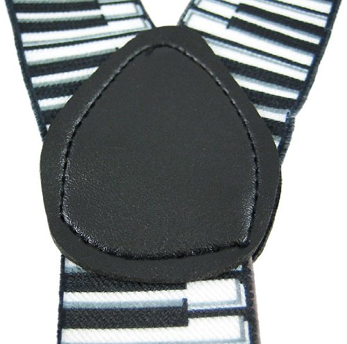 Buy Black / White Piano Key Suspenders Braces Keyboard at Amazon.in