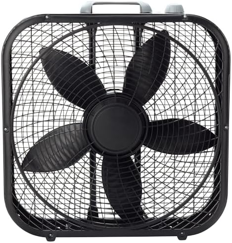 Amazon.com: BALALAMI 20" Weather Resistant Box Fan, with 3-Speeds, 22 ...