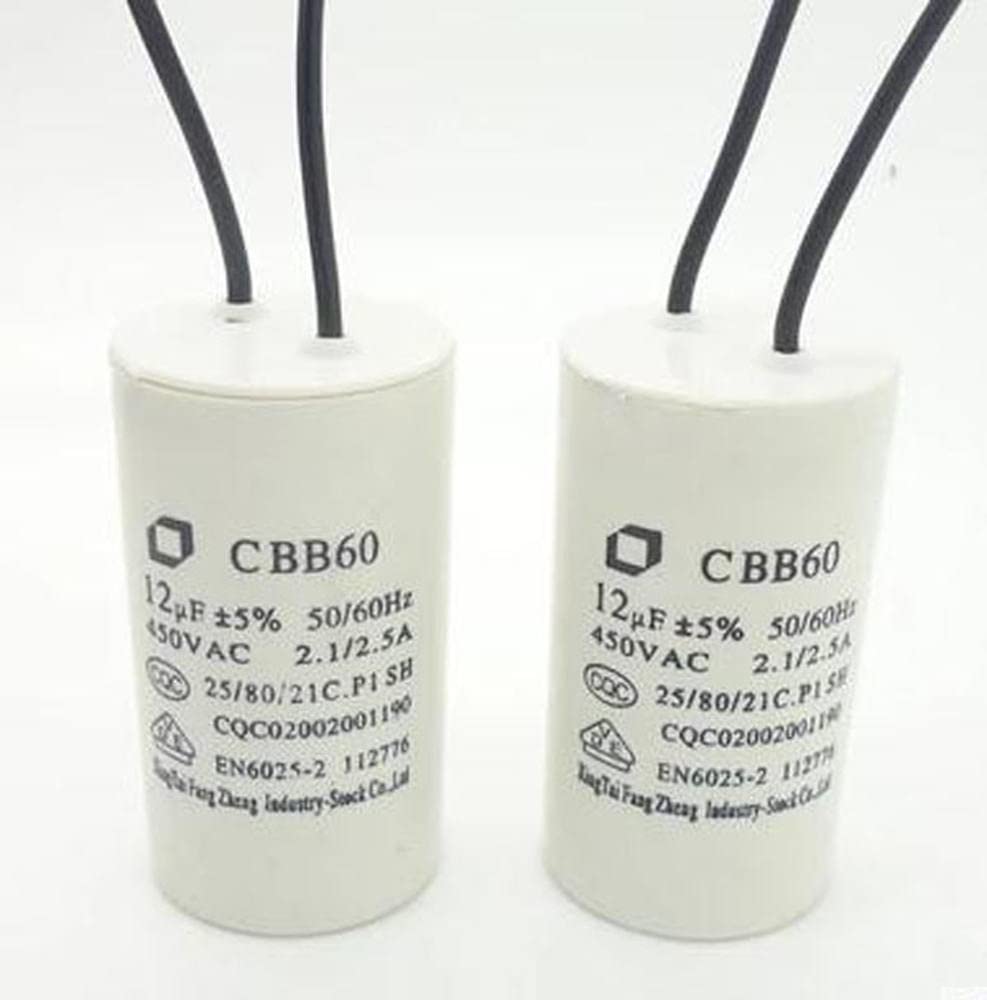 Amazon.com: CBB60 10uf 450v Motor Start Capacitor Washing Machine Capacitor 5PCS : Electronics