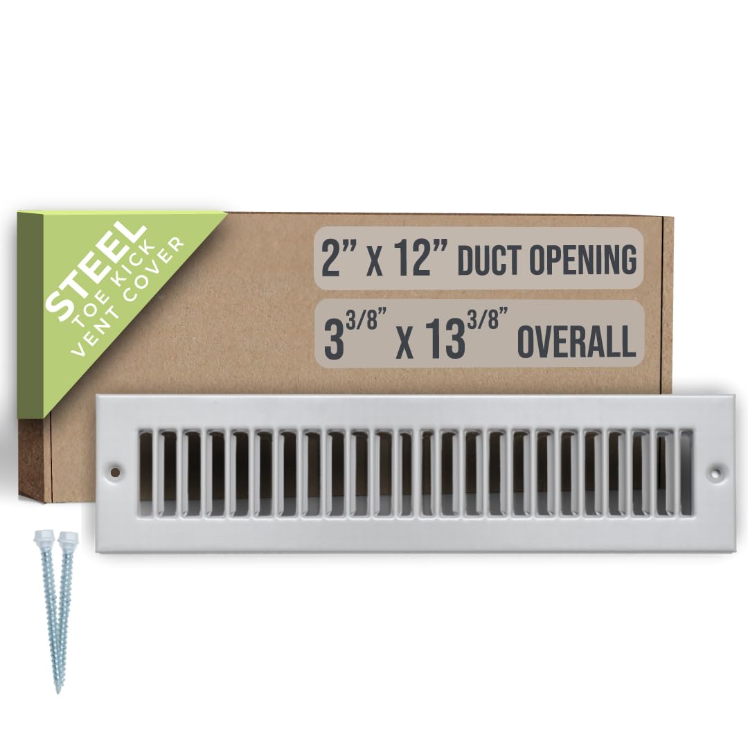 Snapklik.com : Fits 2x12 Duct Opening Toe Kick Vent Cover By Cabinet ...