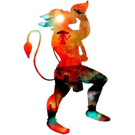 DivineDesigns™ Bajrang Bali Sticker | Wall Sticker for Living Room ...