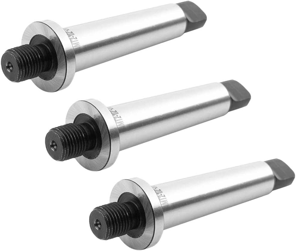 Terpovery 3 Pcs 2Mt to 1/2 Inch -20 Threaded Drill Chuck Arbor Hardened ...