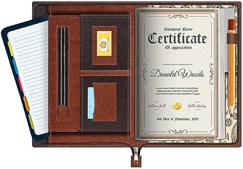 Swiner Leatherette Professional File Folders for Documents ...