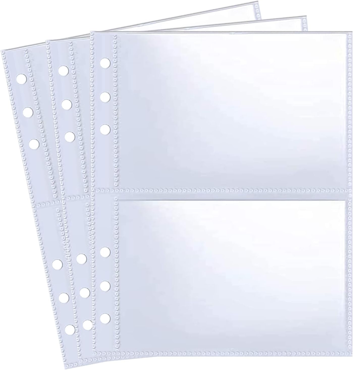 30 Pacchetti da 120 Tasche 3,5x5" per Raccoglitori A5 a 6 Anelli, Maniche Fotografiche Ultra ...