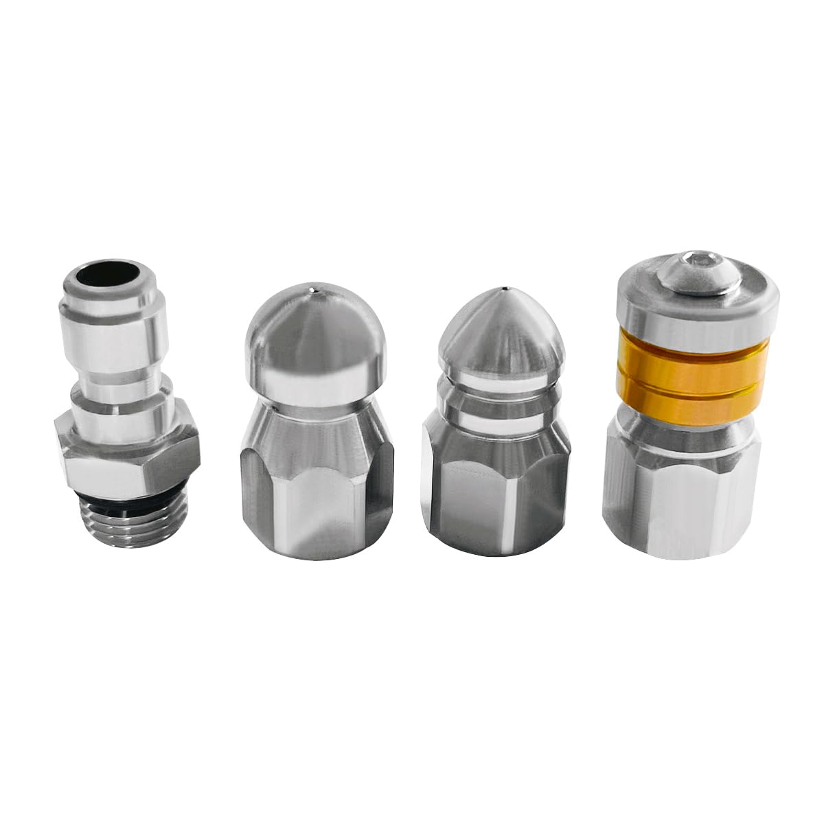 Snapklik.com : ANPTGHT Pressure Washer Sewer Jetter Nozzles 5000PSI 3 ...