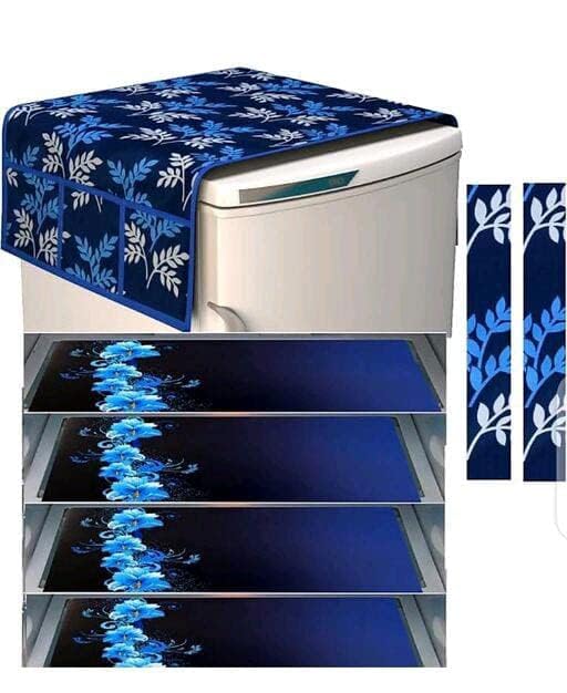 FRC DECOR STOREUP Double Door Or Single Door Fridge Cover | Fridge ...