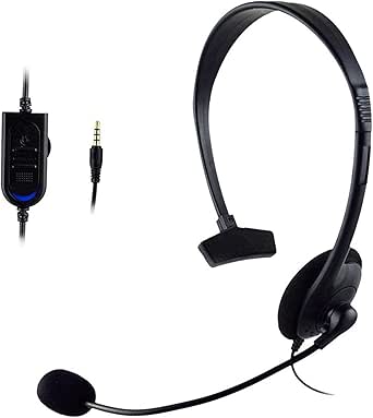 Amazon.co.jp: Headset Microphone Noise Cancelling Inline Control ...
