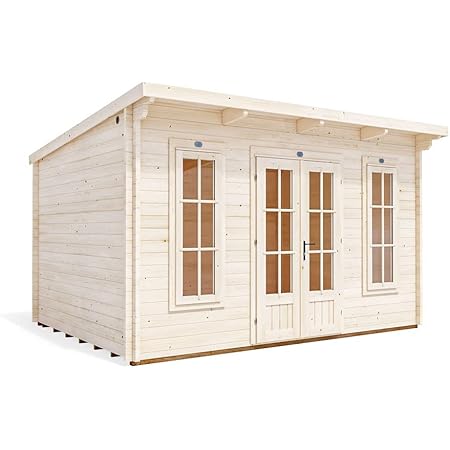 Log Cabin Garden Office Man Cave Garden House Summerhouse Terminator ...