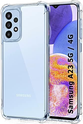 TheGiftKart Shockproof Back Cover Case for Samsung Galaxy A23 4G / A23 5G | Raised Bumps for ...