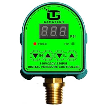 Amazon.com: GamaTech 110V/220V 10A/5A Pressure Switch for Water Pump ...