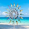 Amazon.com: Magical Metal Windmill 3D Wind Spinner with Garden Stake ...