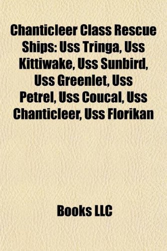 Chanticleer Class Rescue Ships: USS Tringa, USS Kittiwake, USS Sunbird ...