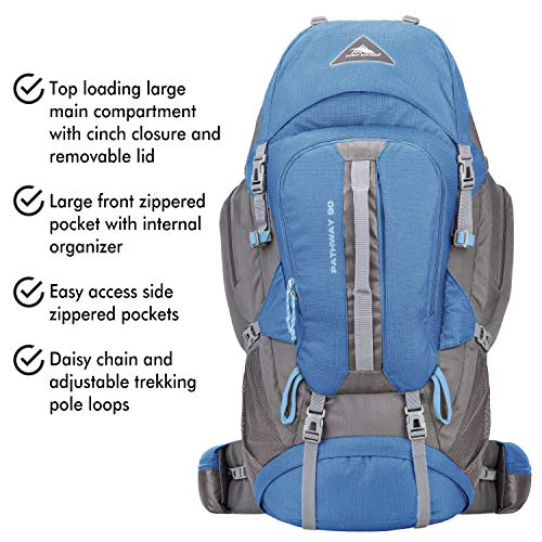Snapklik.com : High Sierra Pathway Internal Frame Hiking Backpack