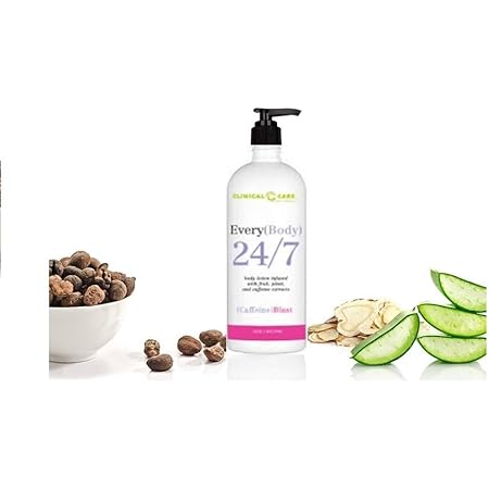 Amazon.com : Clinical Care Every(Body) 24/7 Body Lotion with Caffeine ...