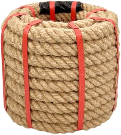 Amazon.com: Hemp Rope(1inx50ft) Jute Rope Tug of War Rope Manila Rope ...