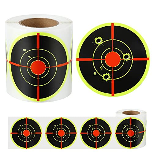LUTER 200pcs Shooting Targets Stickers, 3In Shooting Targets Paper Self ...