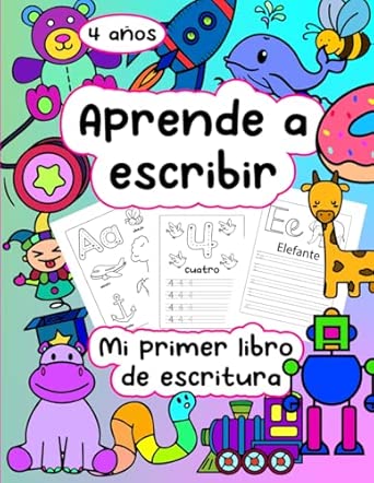 Aprende a escribir: Mi primer libro de escritura (Spanish Edition ...