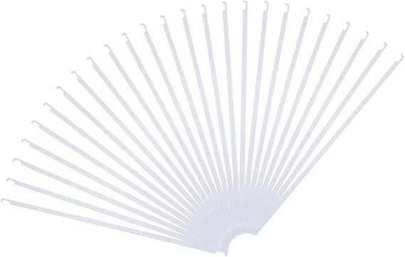 Amazon.com : PATIKIL 50pcs Hanging File Folder Metal Bars Rods, 13.6 ...