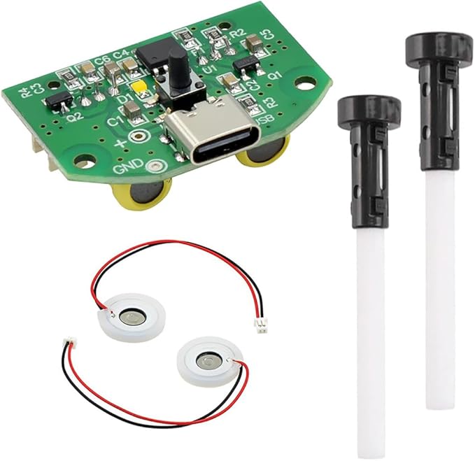 Amazon.com: HiLetgo Air Humidifier DIY Kit Double Nozzle USB-C Type-C ...