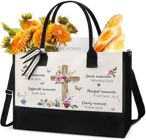 Amazon.com - VeloKomo Christian Canvas Tote Bag - Spanish Positive Gift ...