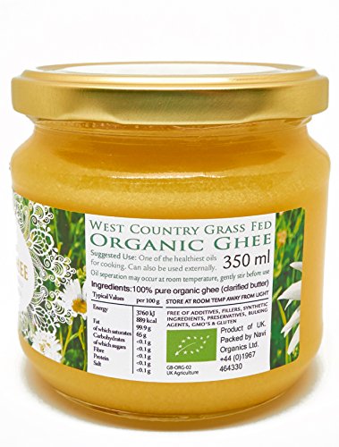 Organic Certified - Grass Fed - English Ghee (350 ml) - Tastyfactory
