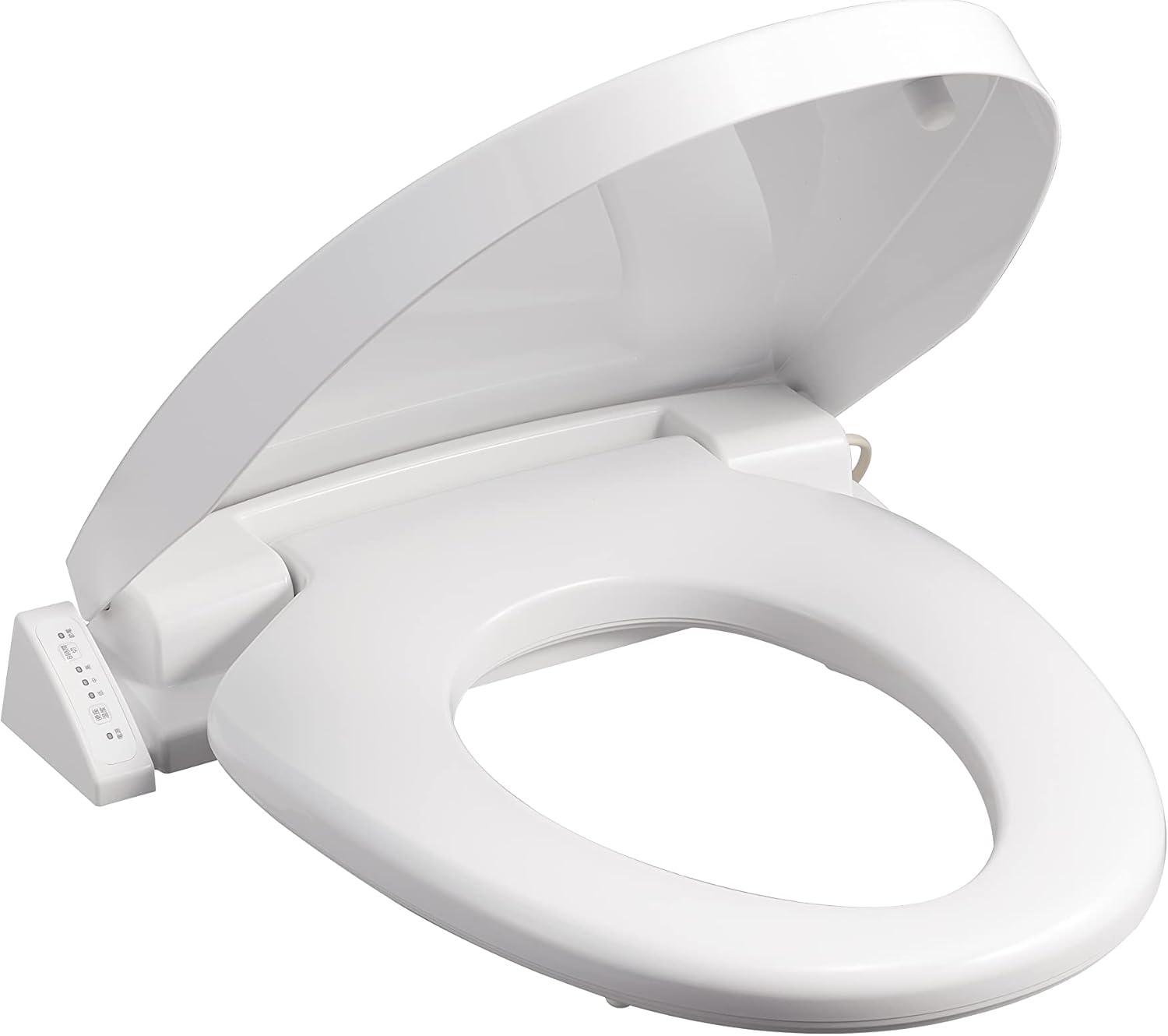 Amazon | SANEI(サンエイ) 暖房便座 前丸タイプ ソフト閉止 温度調節3段階 省エネ 簡単取付 ホワイト PW9042-W | 便座・便器