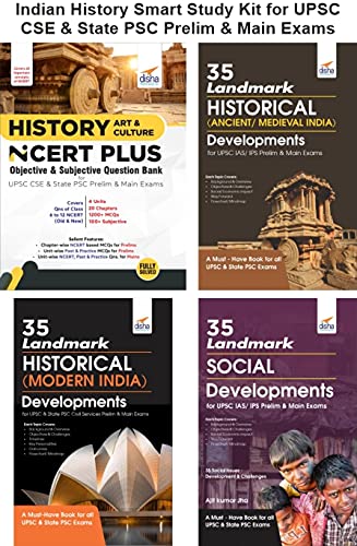 Buy Indian History Smart Study Kit for UPSC CSE & State PSC Prelim ...