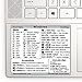 Amazon.com: SYNERLOGIC Windows PC Reference Keyboard Shortcut Sticker ...