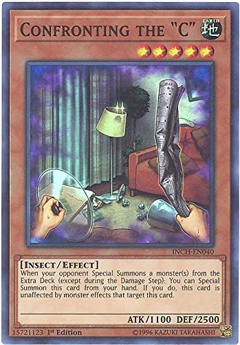 Amazon.com: Yu-Gi-Oh! - Confronting The C - INCH-EN040 - Super Rare ...