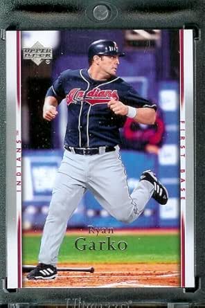 Amazon.com: 2007 Upper Deck Baseball Card #95 Ryan Garko : Collectibles ...