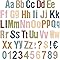 Amazon.com : 134 Pcs 5 Inch Bulletin Board Letters Colorful Alphabet ...