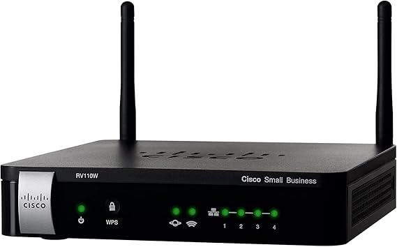 Cisco RV110W-E-G5-K9 Small Business Wireless-N VPN Firewall, 677M249 ...