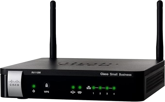 Cisco RV110W-E-G5-K9 Small Business Wireless-N VPN Firewall, 677M249 ...