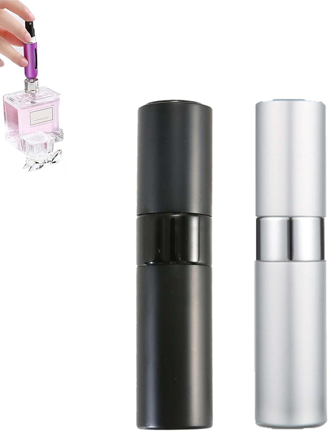 Amazon.com: 2 Pack 8ml Atomizer Perfume Spray Bottle for Travel,Empty ...
