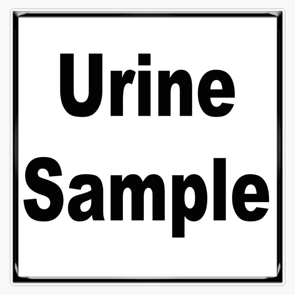 Amazon.com - Urine Sample Bumper Sticker Vinyl Decal 5"