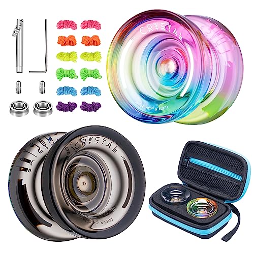 K2 Crystal Responsive Yoyo Pack of 2, Dual Purpose Plastic Yoyo for ...