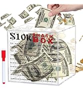 Amazon.com: 10k Smash Box for Money, Unbreakable Piggy Bank for Adults ...