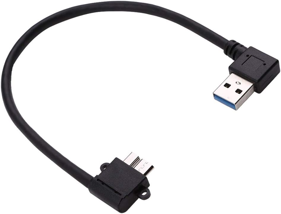 Amazon.com: Right Angle Micro B USB 3.0 Cable for Seagate or Toshiba ...