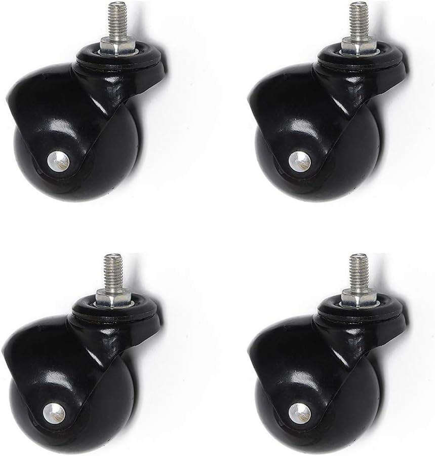Amazon.com: Low Profile Home Swivel Caster Wheels Threaded Stem Swivel ...