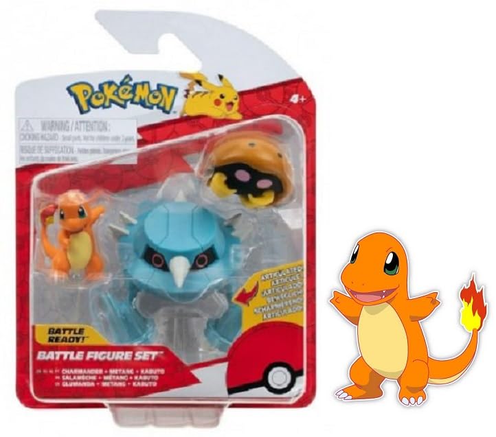 Amazon.com: Pokemon Clip n Go Battle Feature Figure Multi-Pack Action ...