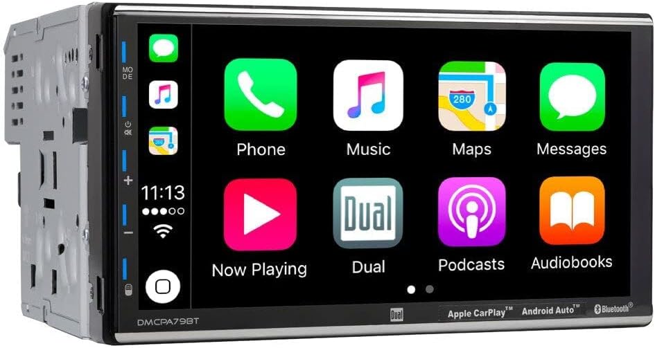 Amazon.com: Dual Electronics 7" Double Din Mechless Digital Media ...