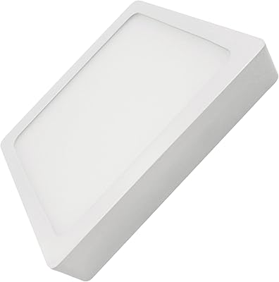 Luminária LED 6500k 24w Elgin Quadrada de Sobrepor Bivolt Luz Branca Fria | Amazon.com.br