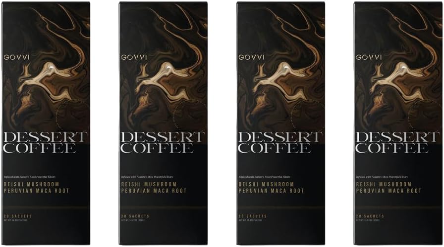 Amazon.com : GOVVI Dessert Coffee with Reishi Mushroom and Peruvian ...