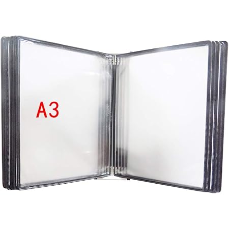 Amazon.com: Wall Mounted a3 Poster Flip Book Display with 10 Panels and ...