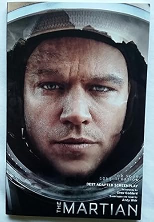 The Martian Script Shooting Screenplay for your consideration: Drew ...