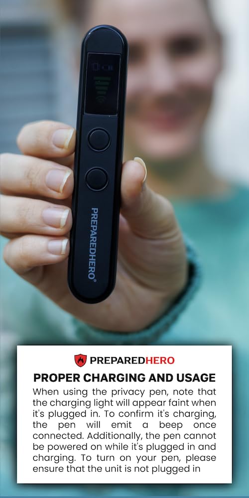 Bug Detector Prepared Hero Privacy Pen 4 Pack - Hidden Camera Detector ...